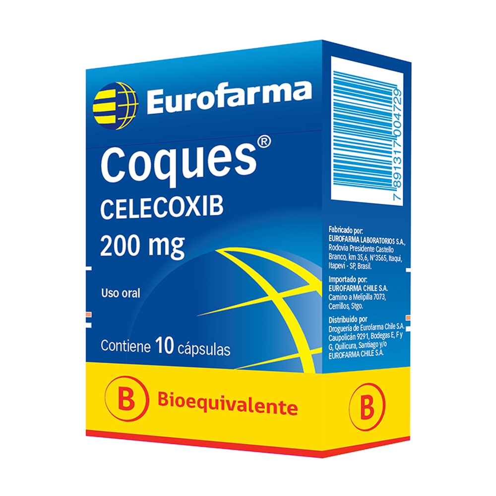 Coques Celecoxib 200 mg - Eurofarma